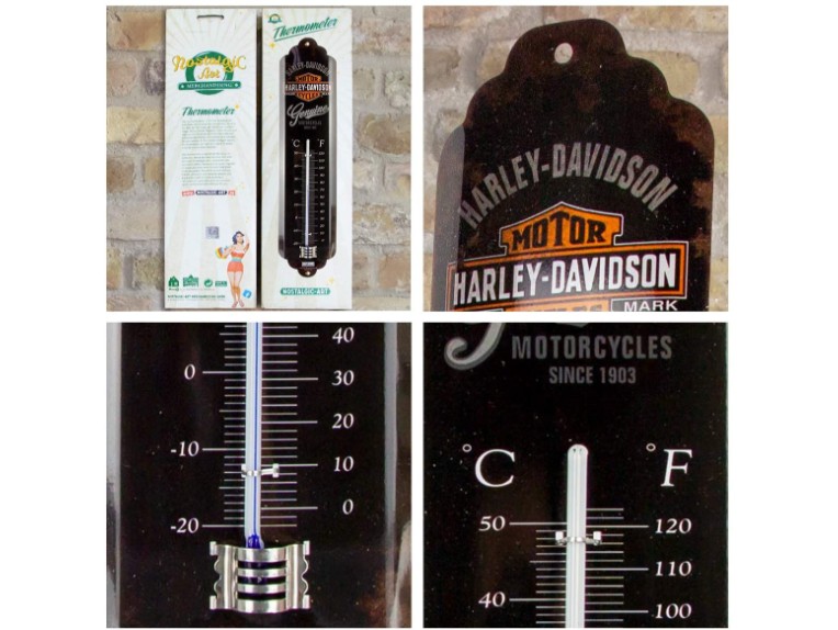Thermometer Harley-Davidson Genuine Vintage 28x6,5 cm