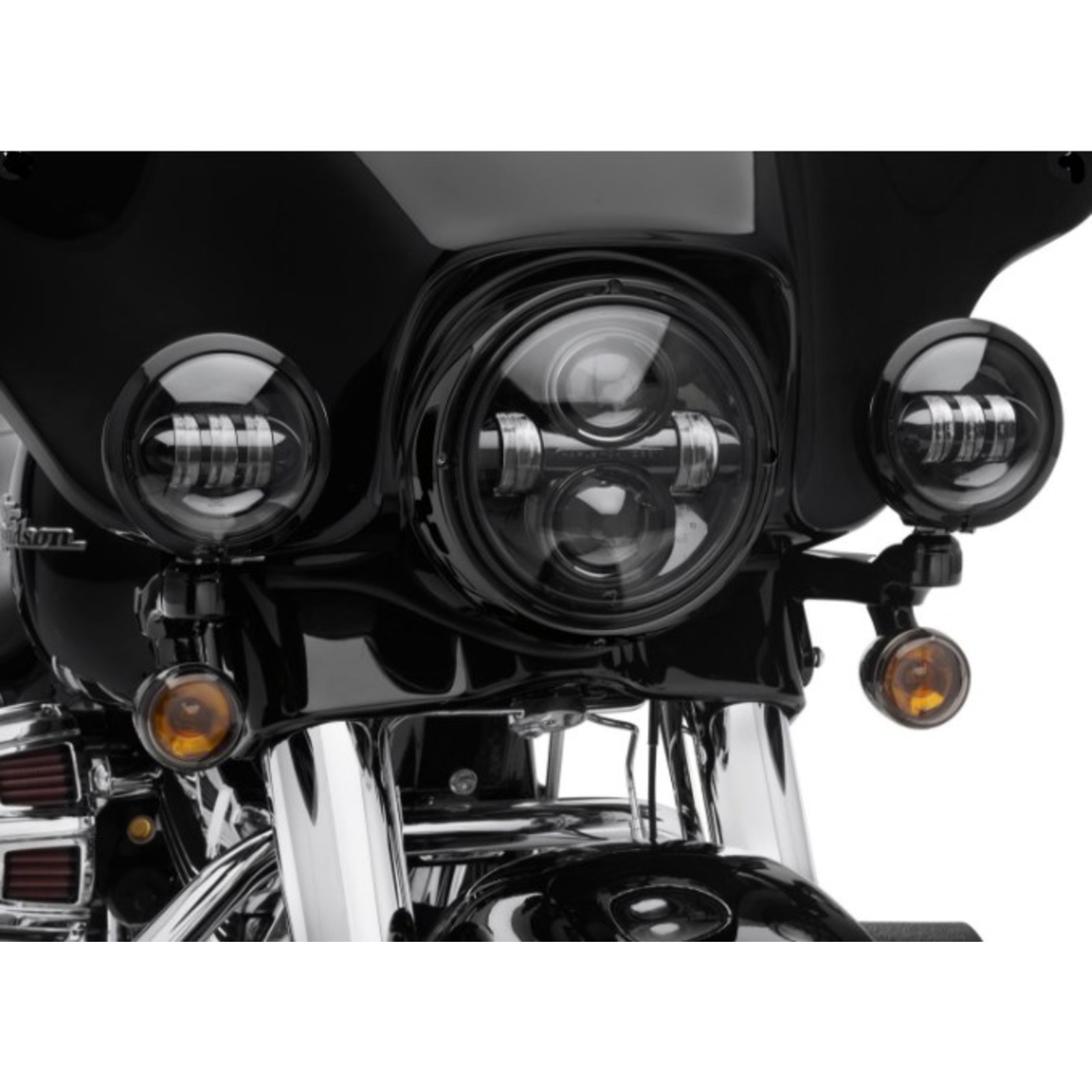 Kit-Aux Lamp,LED,4 Inch,black