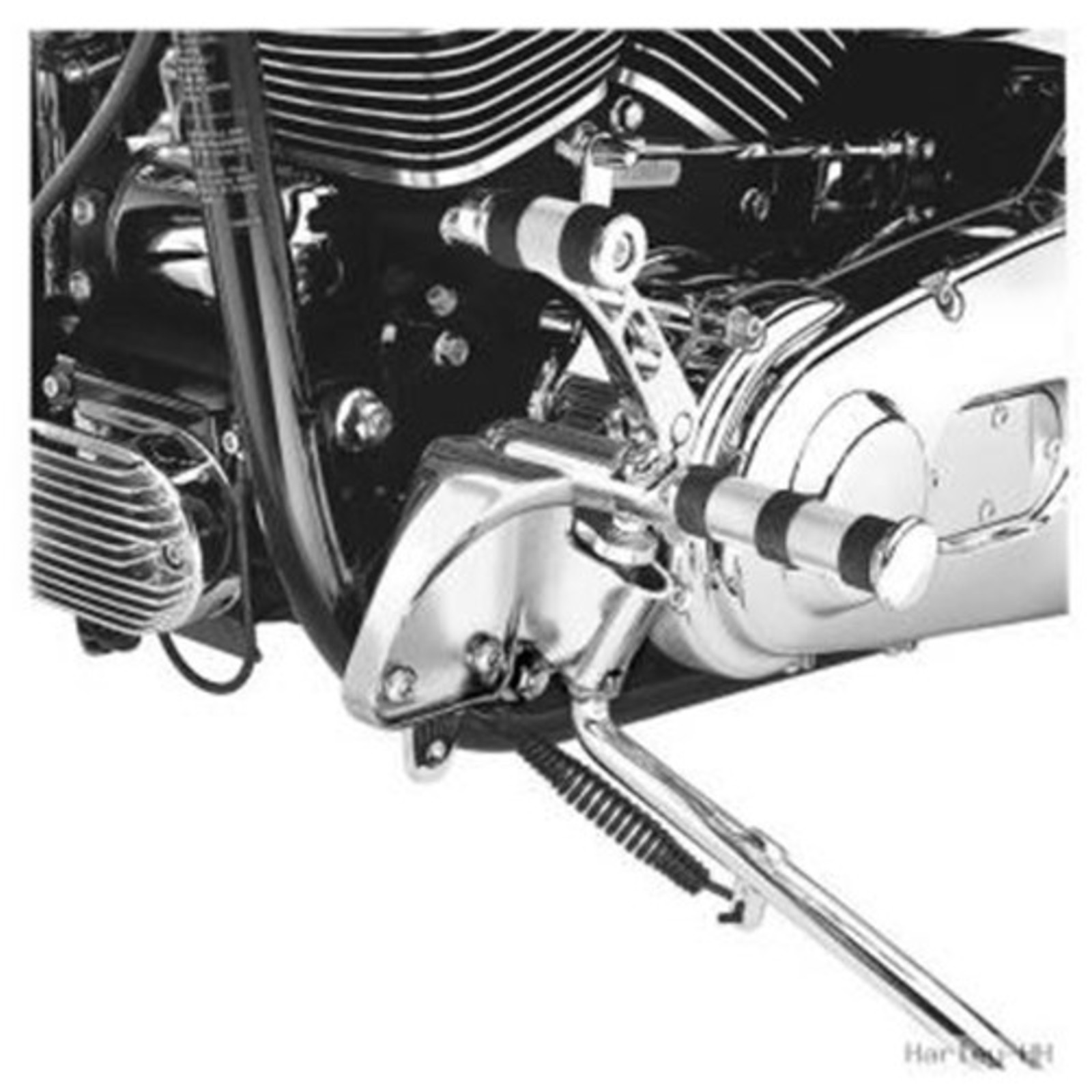 BRACKET,FORWARD CONTROL CHROME