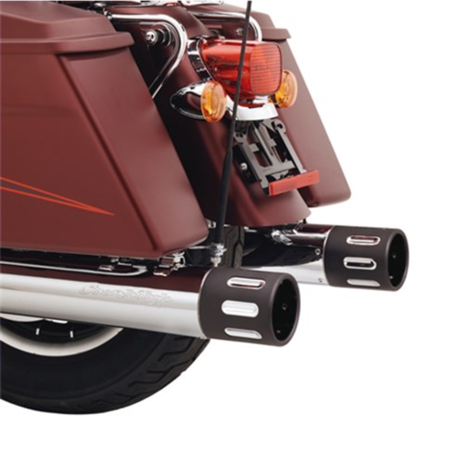 BLACK AND CHROME REVOLVER ENDC