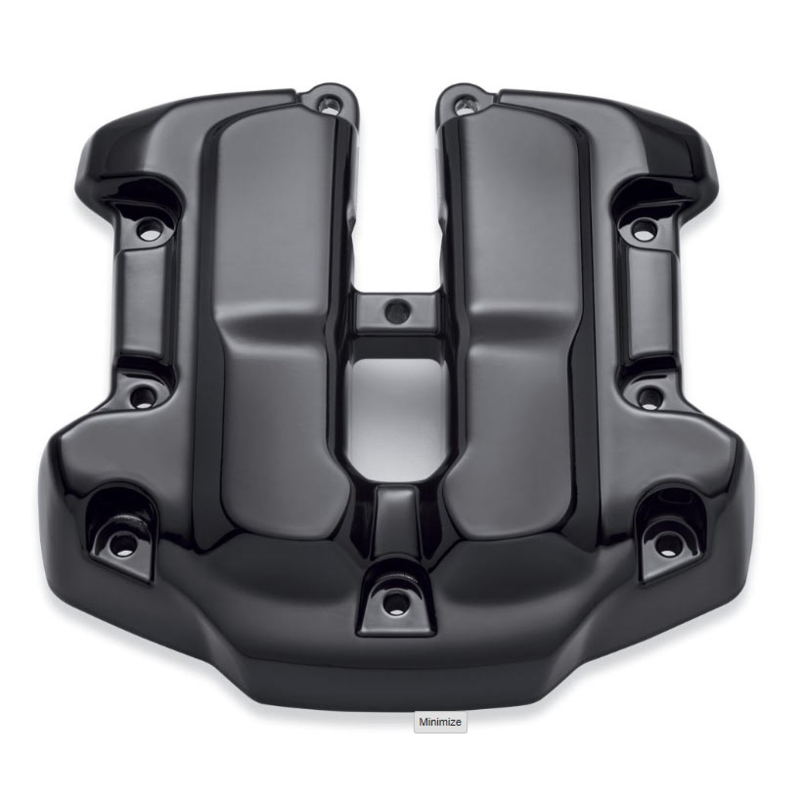 Harley-Davidson Rocker Box Cover oben Schwarz