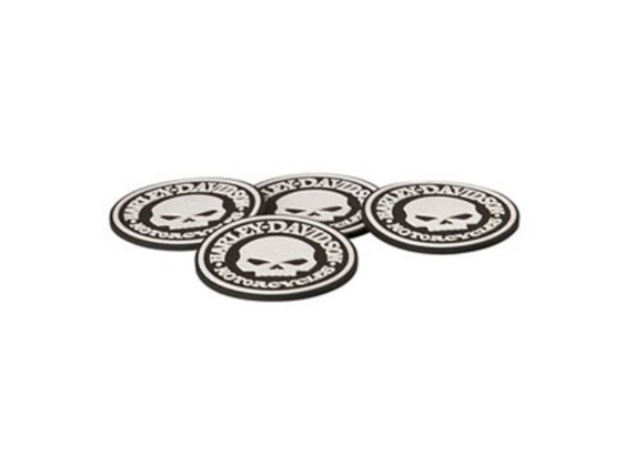 Harley-Davidson Untersetzer-Set Skull 4 Stück Harley-Davidson Untersetzer-Set Skull 4 Stück