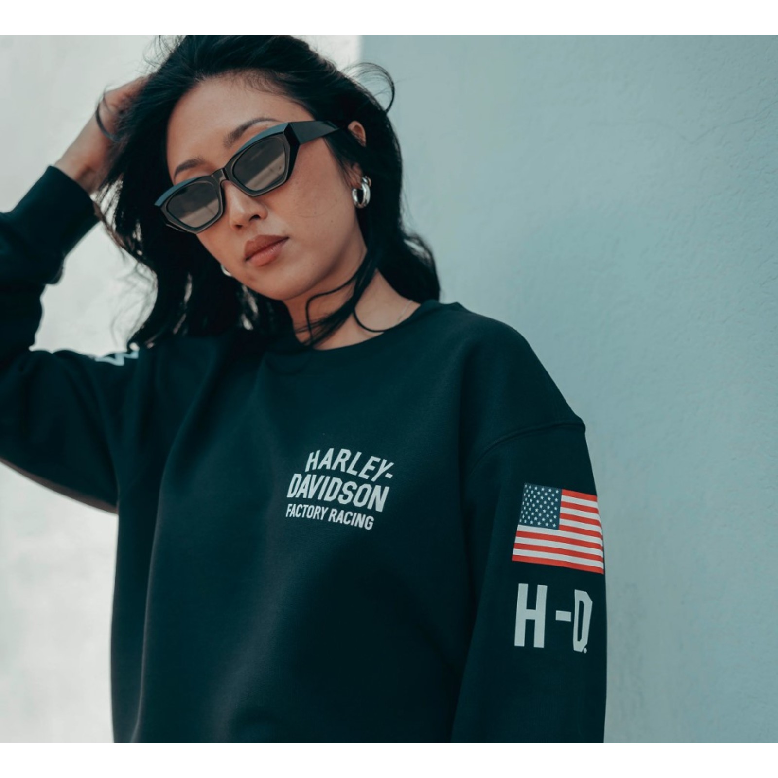 96860-25VX Factory Racing Team Crewneck Sweatshirt