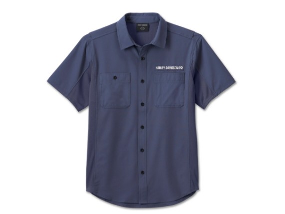 96444-24VM Wicked Short Sleeved Performance Shirt - Ombre Blue