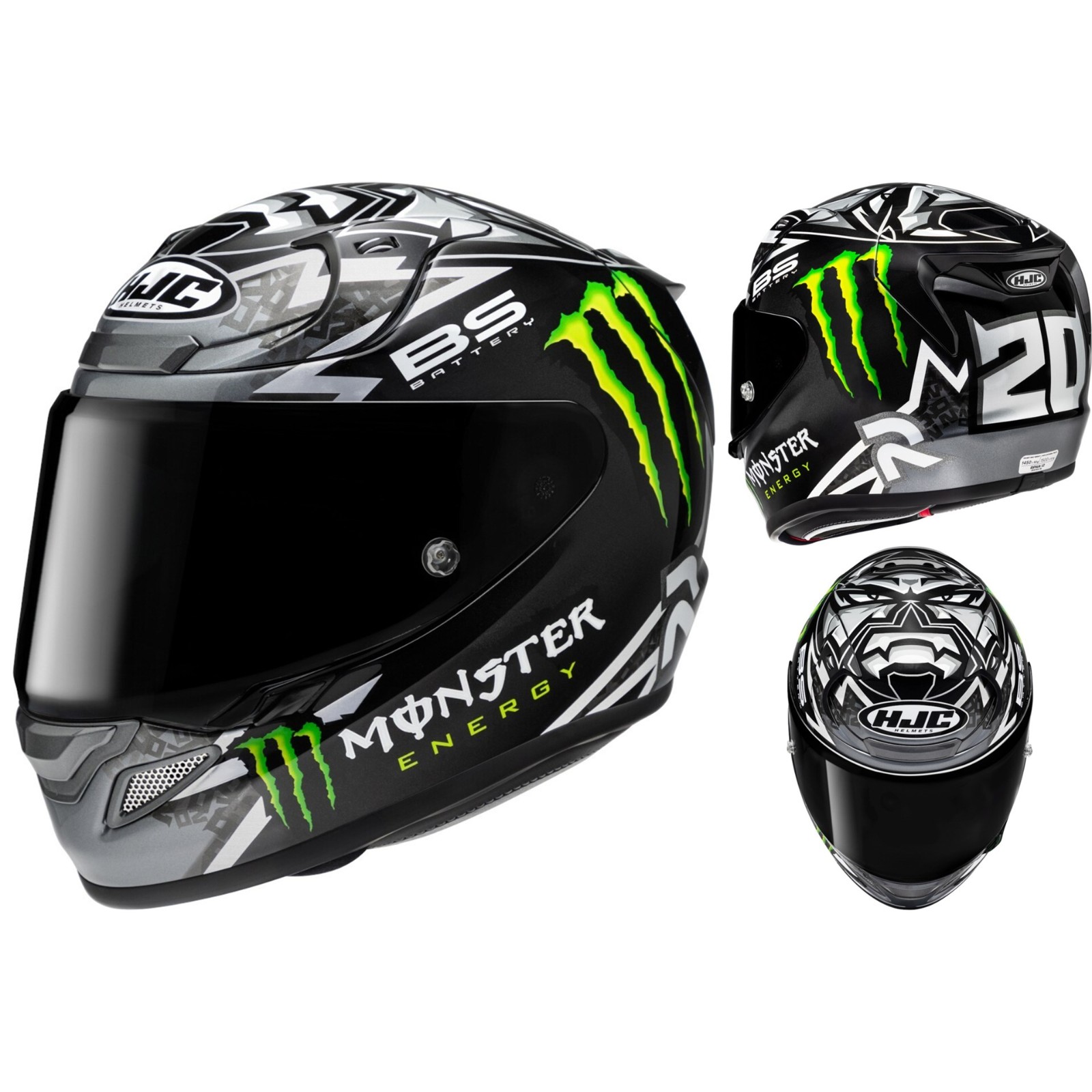 HJC RPHA 12 Quartararo Black MC5 Motorradhelm