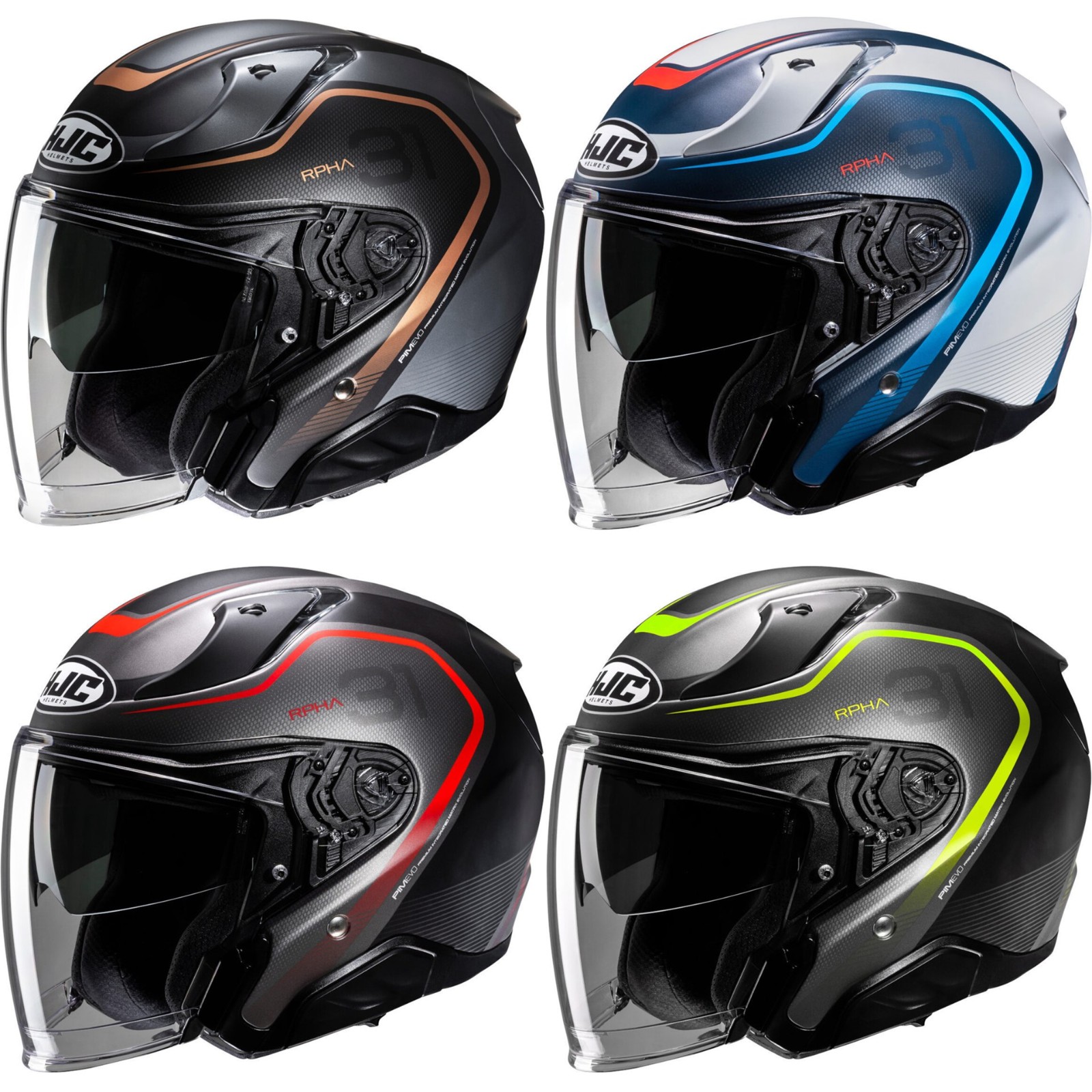 HJC RPHA 31 Kouv Motorrad Jethelm