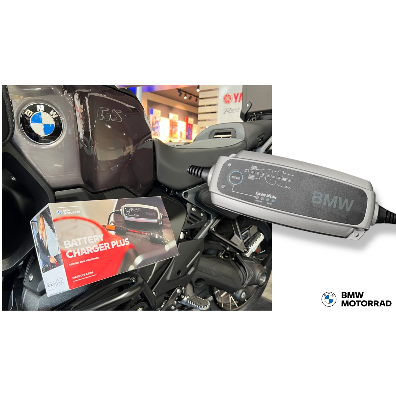 Neues BMW Motorrad Batterie Ladegerät Plus