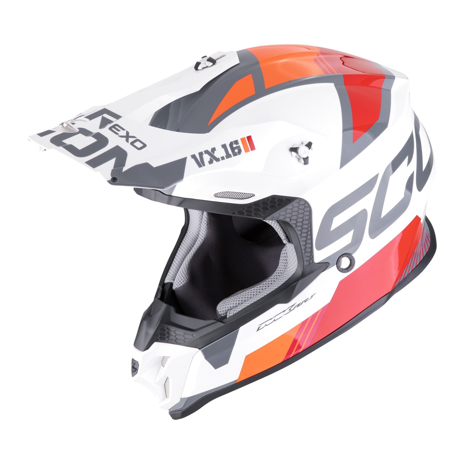 Scorpion VX 16 Evo Air Analog Orange MX Motocross ECE2206 cross helmet