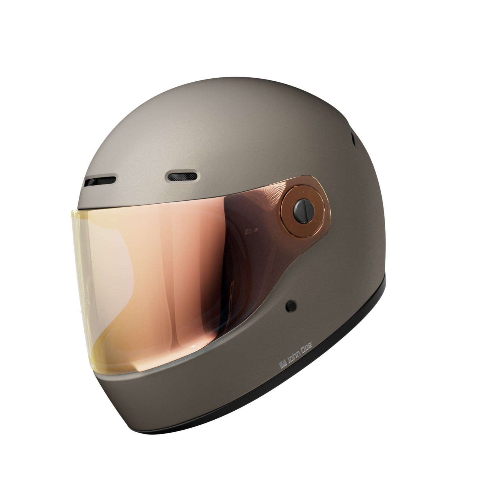 Retro Helm John Doe JD One Helmet Frozen Titan