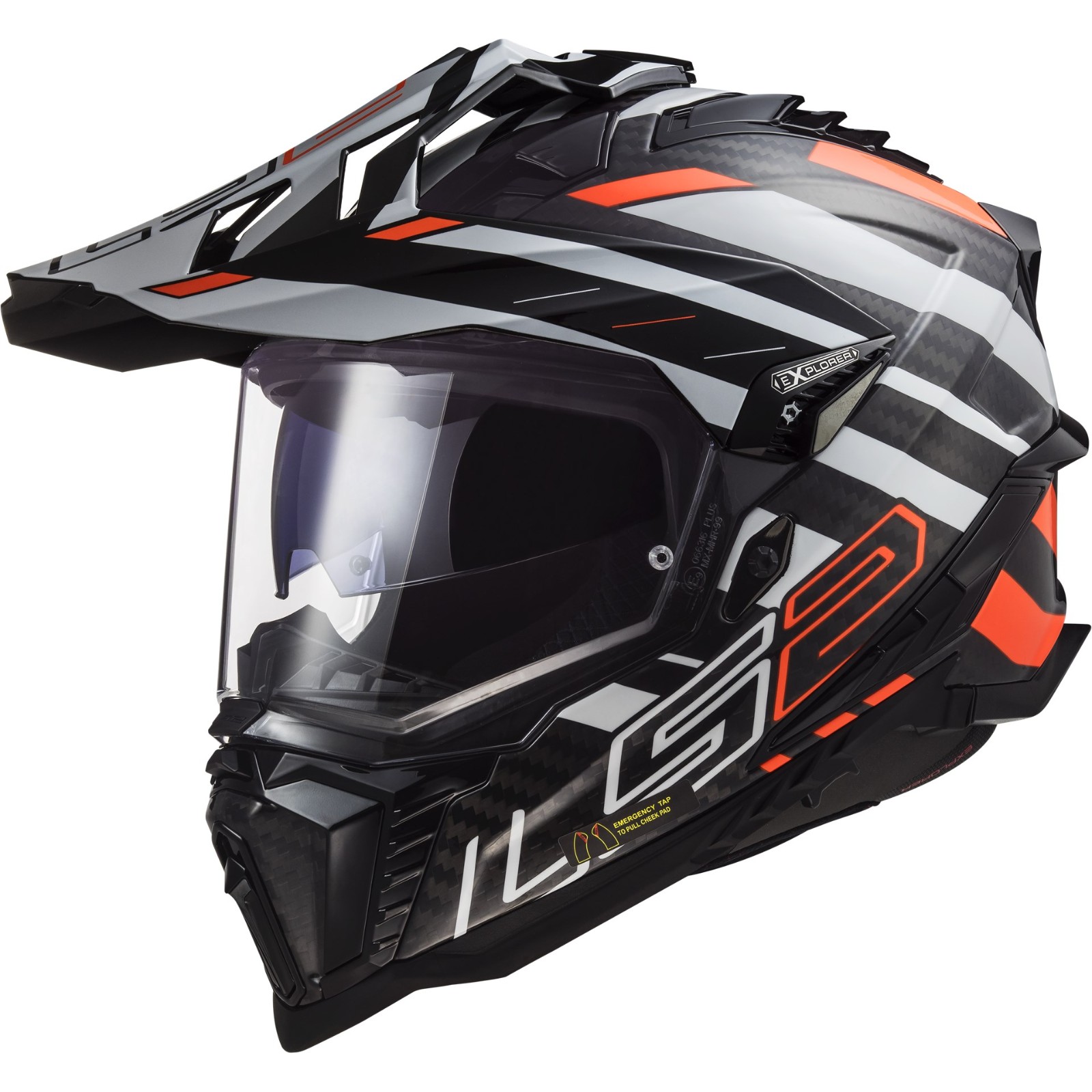 Helm LS2 MX701 Explorer Plus Carbon Edge