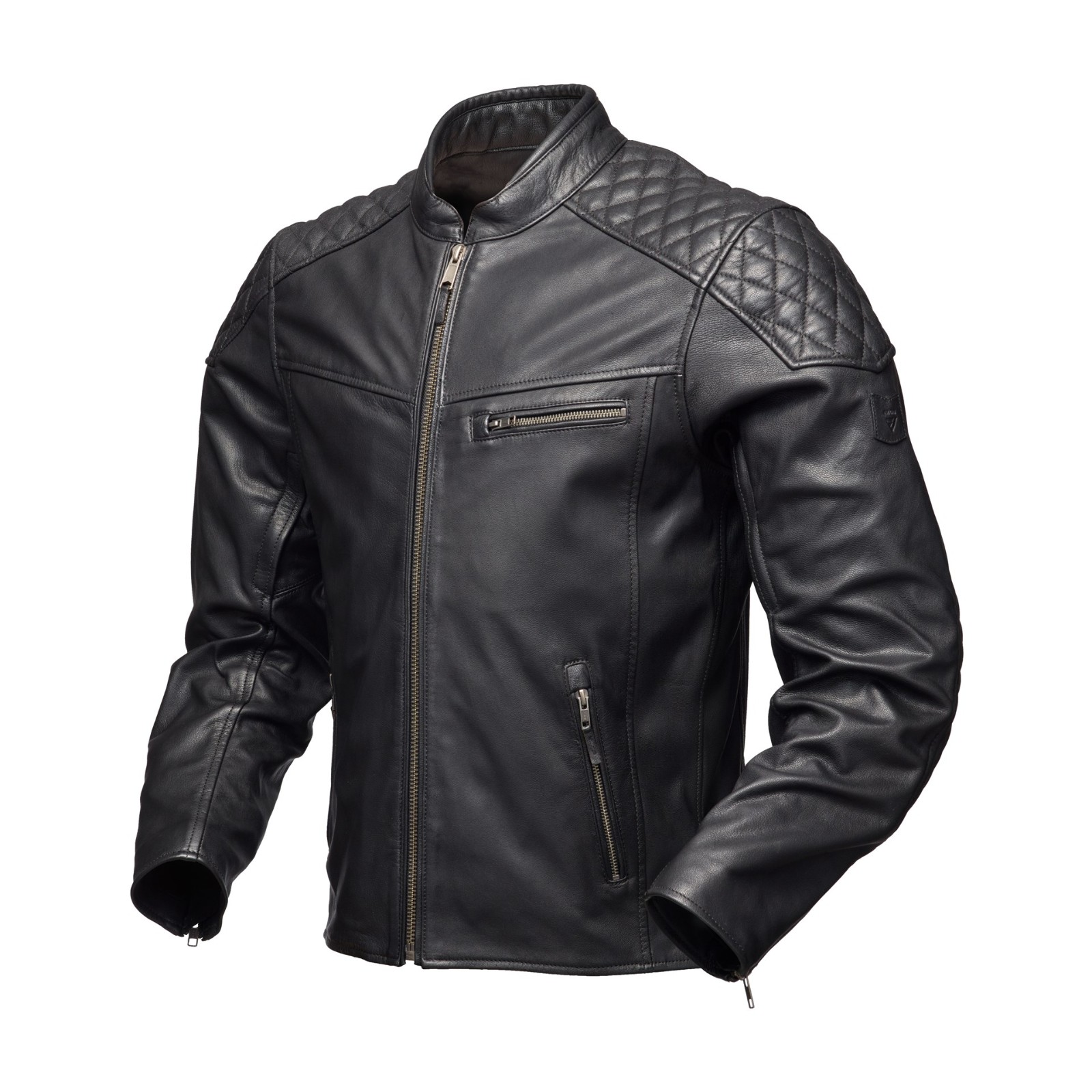 Leather jacket motorcycle jacket Modeka Phinix black