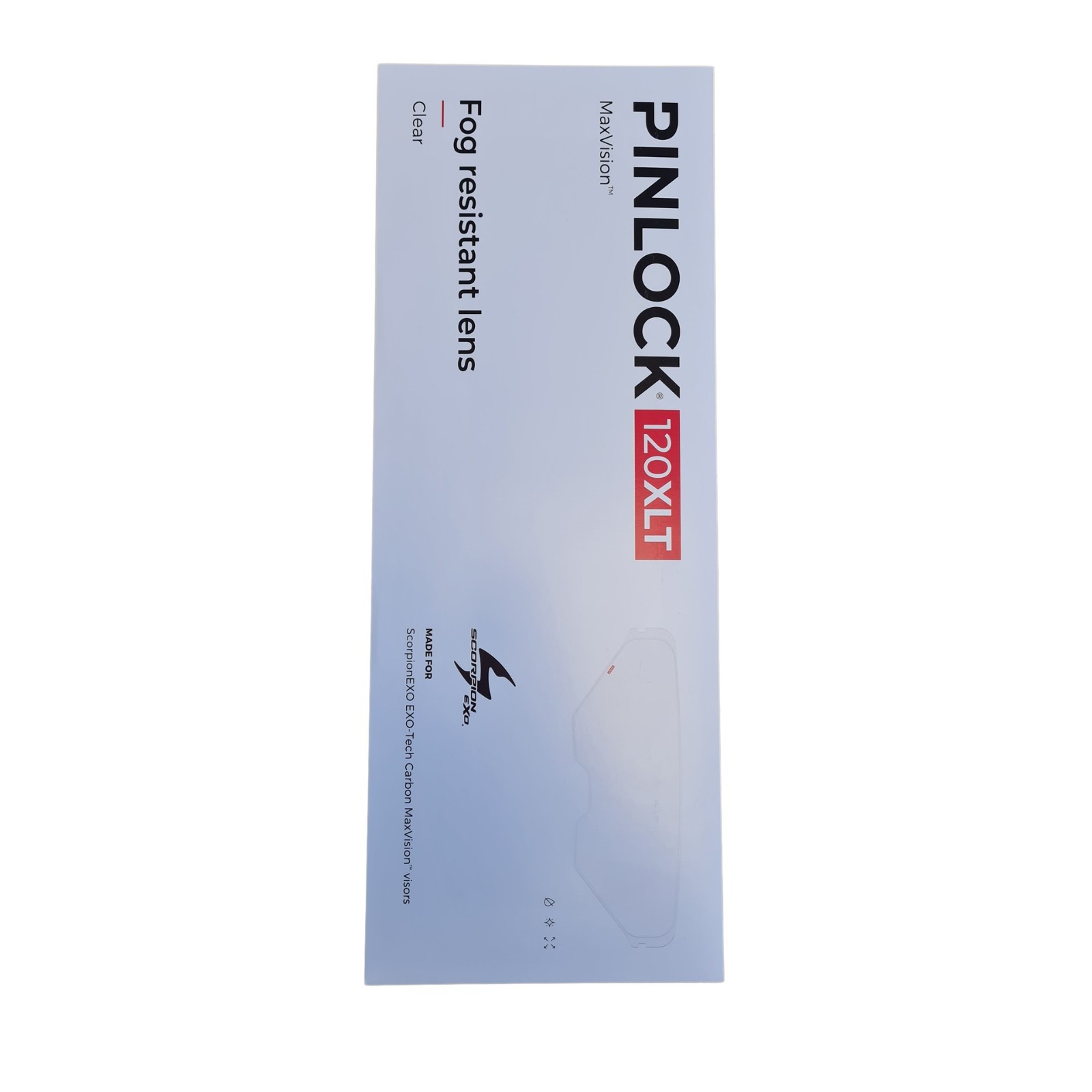 MaxVision Pinlock 120 XLT passend für Exo Tech, Exo Tech Carbon ...