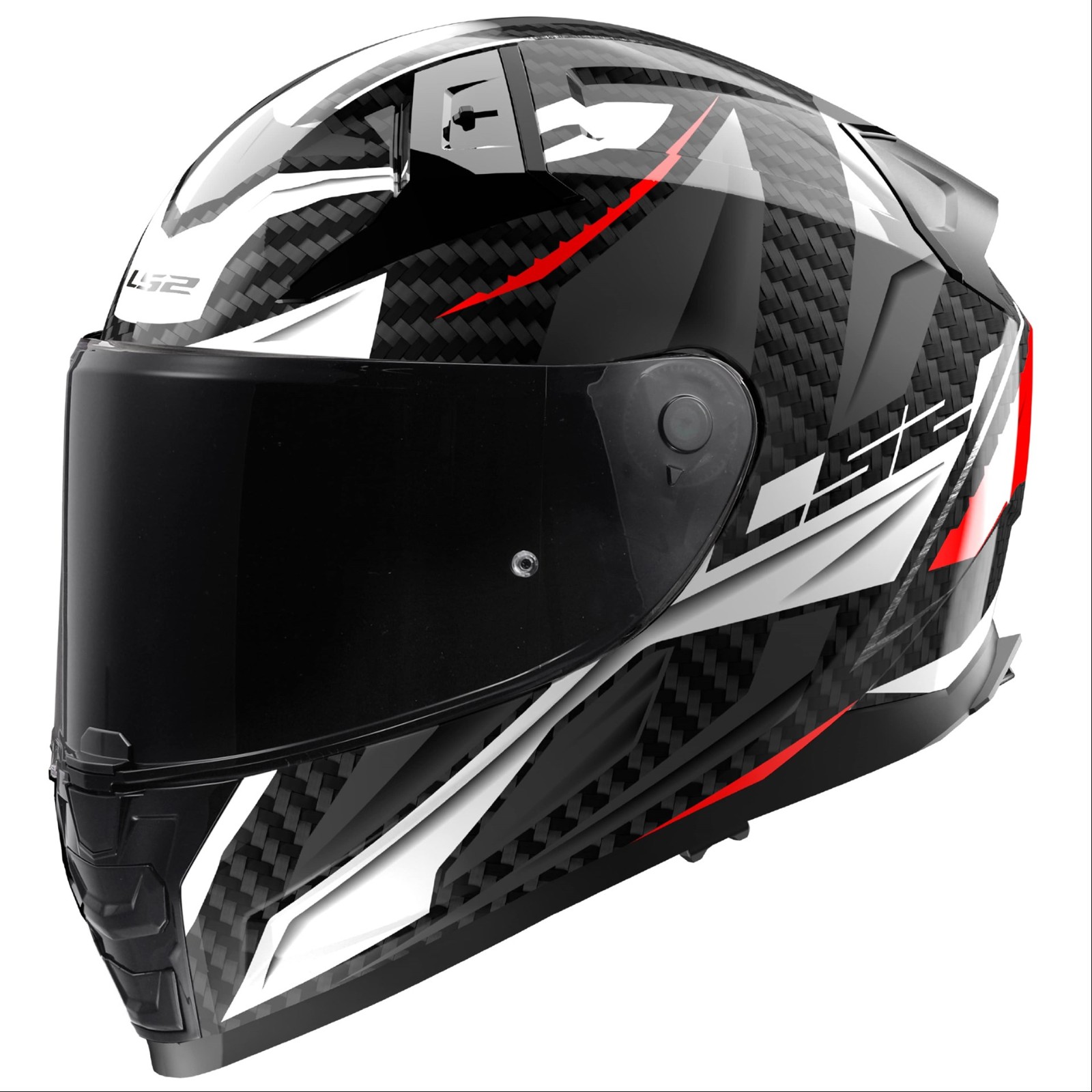 Helm LS2 FF811 Vector II Carbon Savage White Red Grey