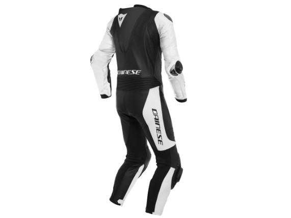 Lederkombi Dainese Laguna Seca 5 Perforiert Einteiler weiß schwarz