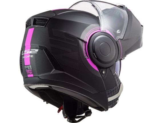 Klapphelm LS2 FF902 Scope Arch Pink schwarz pink matt
