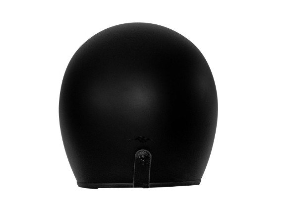 Fonzie Solid Matt Black Open Face Helm Jethelm Motorradhelm