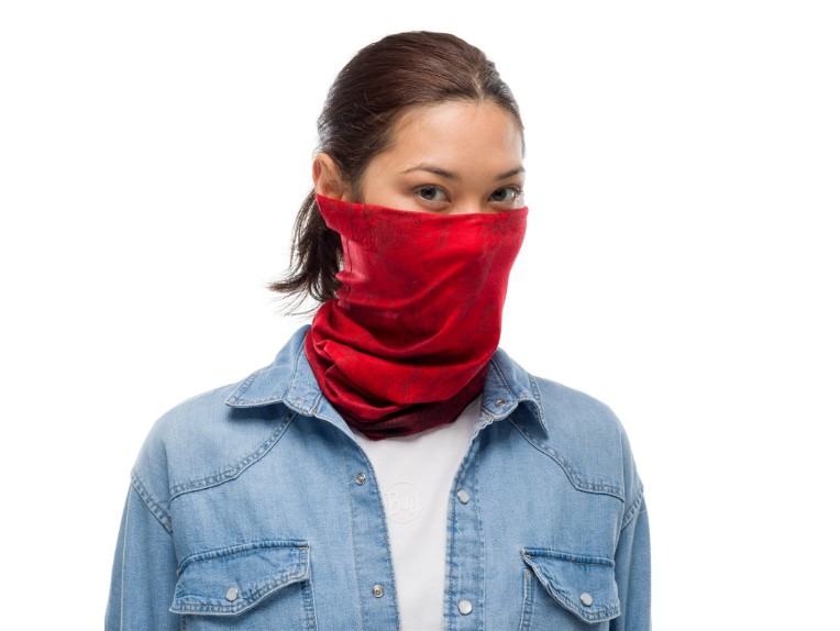 Original Multifunktionstuch Buff Katmandu Red Halstuch, Schlauchtuch