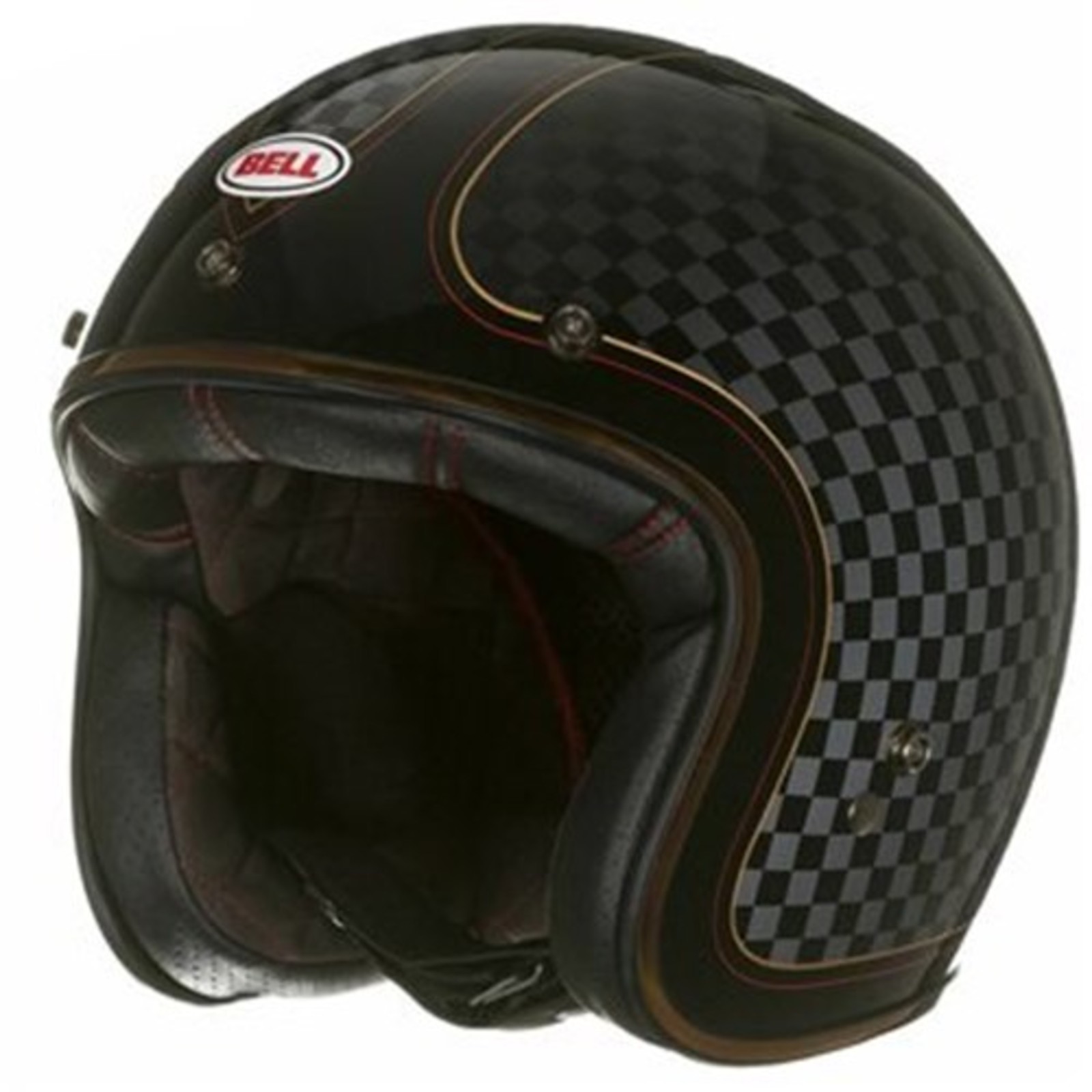 Custom 500 RSD Wreakers Jethelm ohne Visier (Schwarz/Grau/Gold)