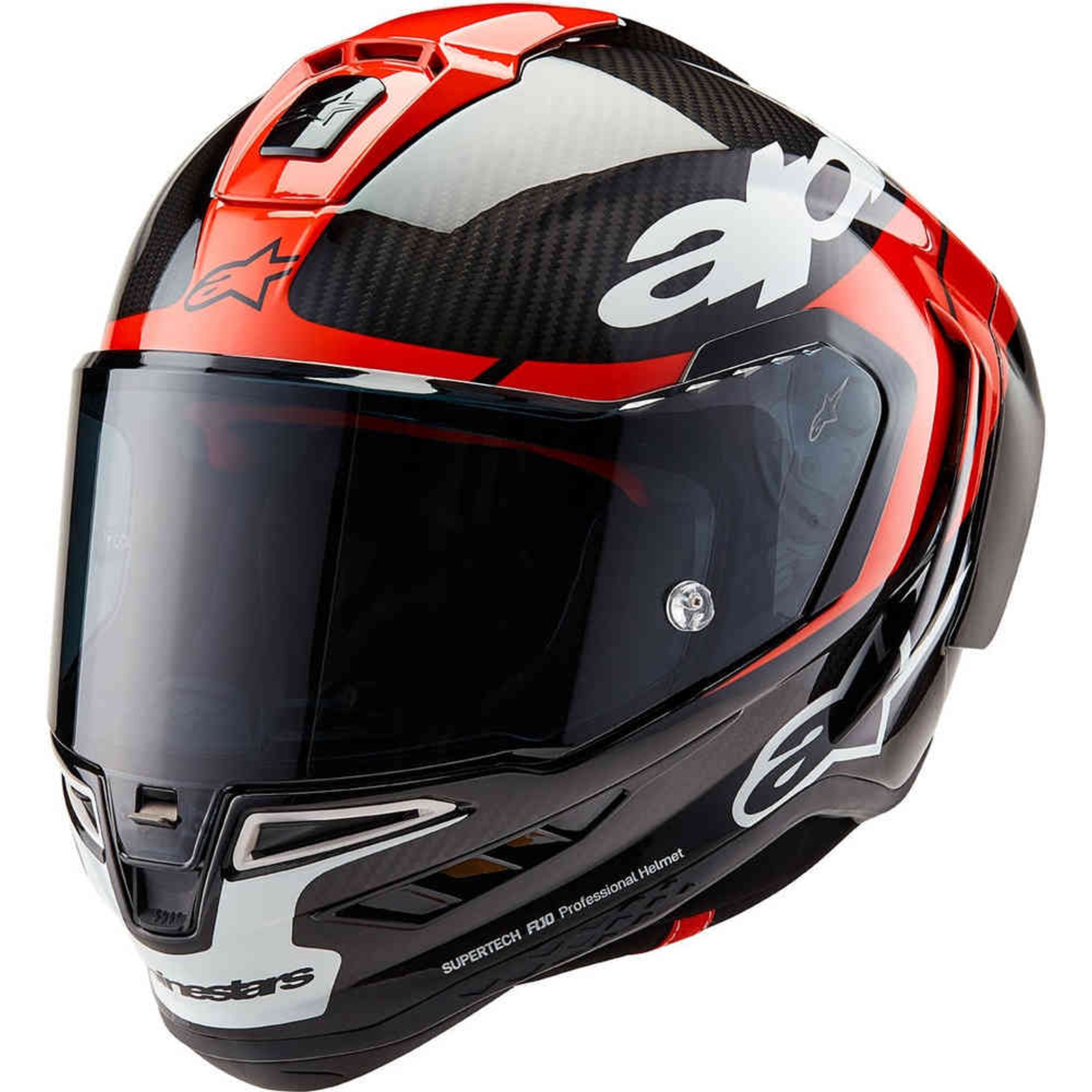 Supertech R10 S-R10 Element Integralhelm (Carbon/Rot/Weiß)