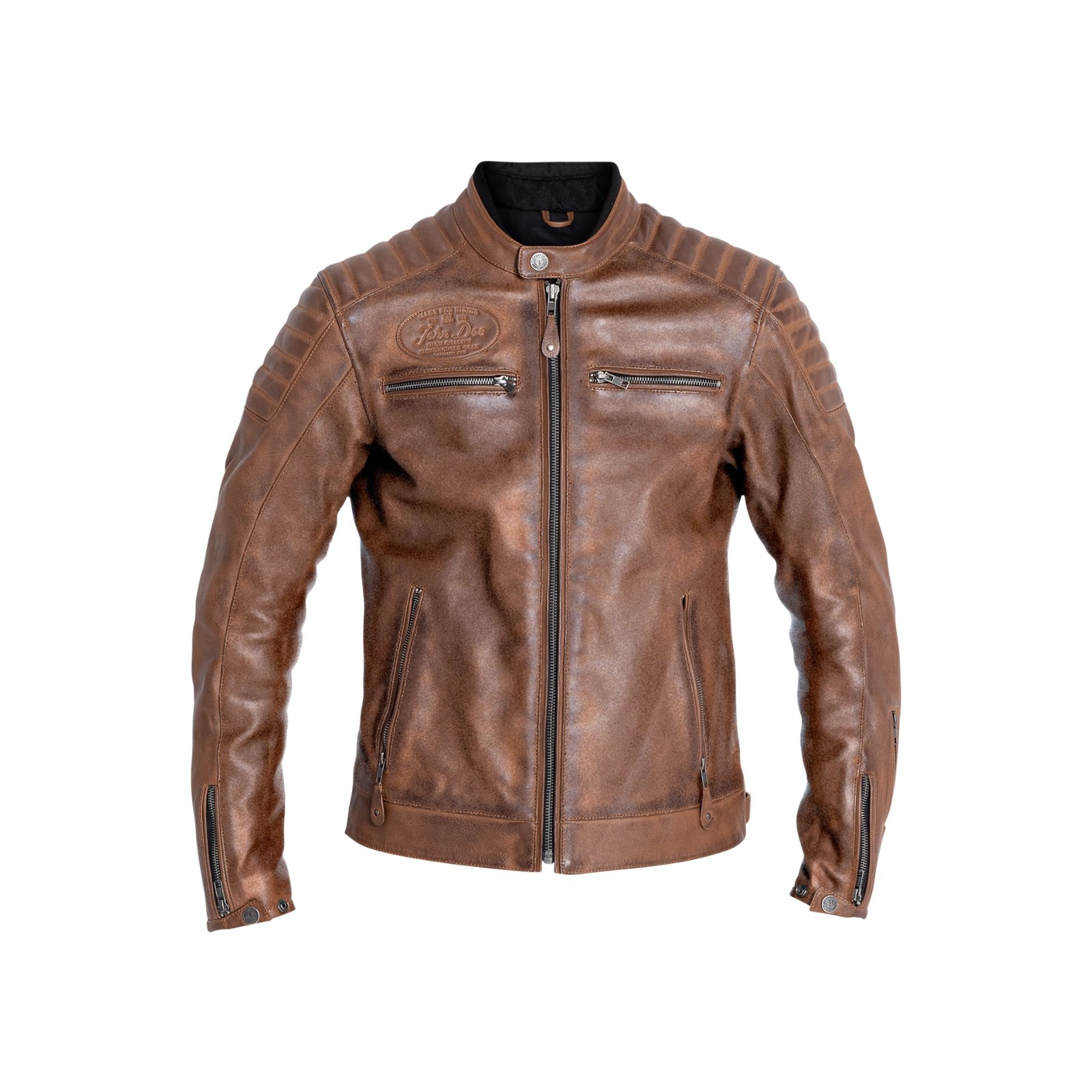 Dexter Motorrad Lederjacke Herren (braun)