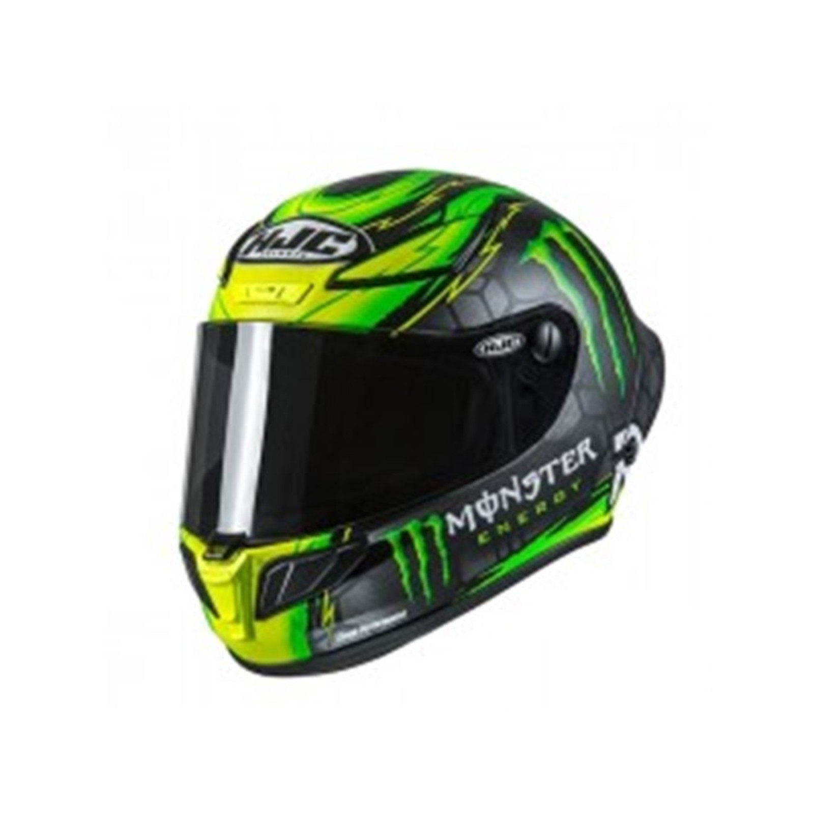 Miniatur-Motorradhelm HJC Rpha 01R Mini Crutchlow Monster Replica