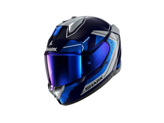 SKWAL i3 Rhad Integralhelm (blau/silber/schwarz)