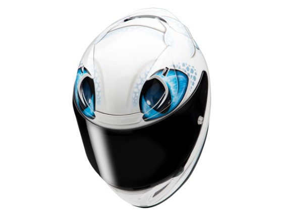 RPHA 12 Light Fury Universal MC2 Integralhelm (Weiß/Blau)