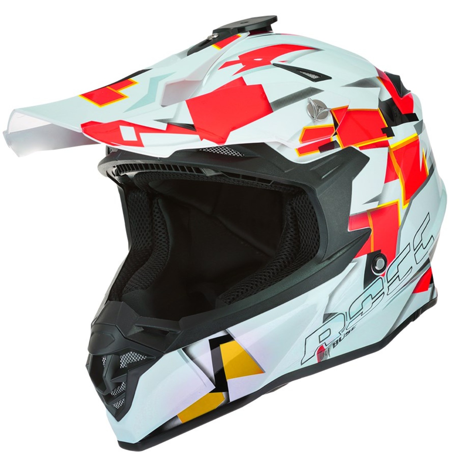 Crosshelm 711 weiß orange