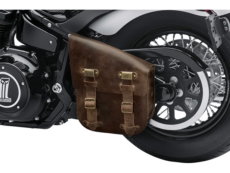 Einseitige Schwingentasche - Leder