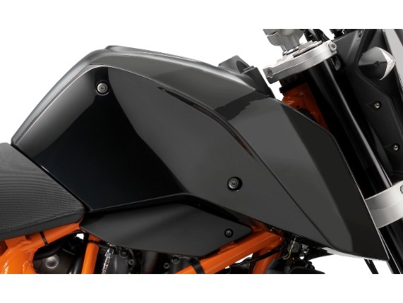 DUKE 4 Tankspoiler links schwarz