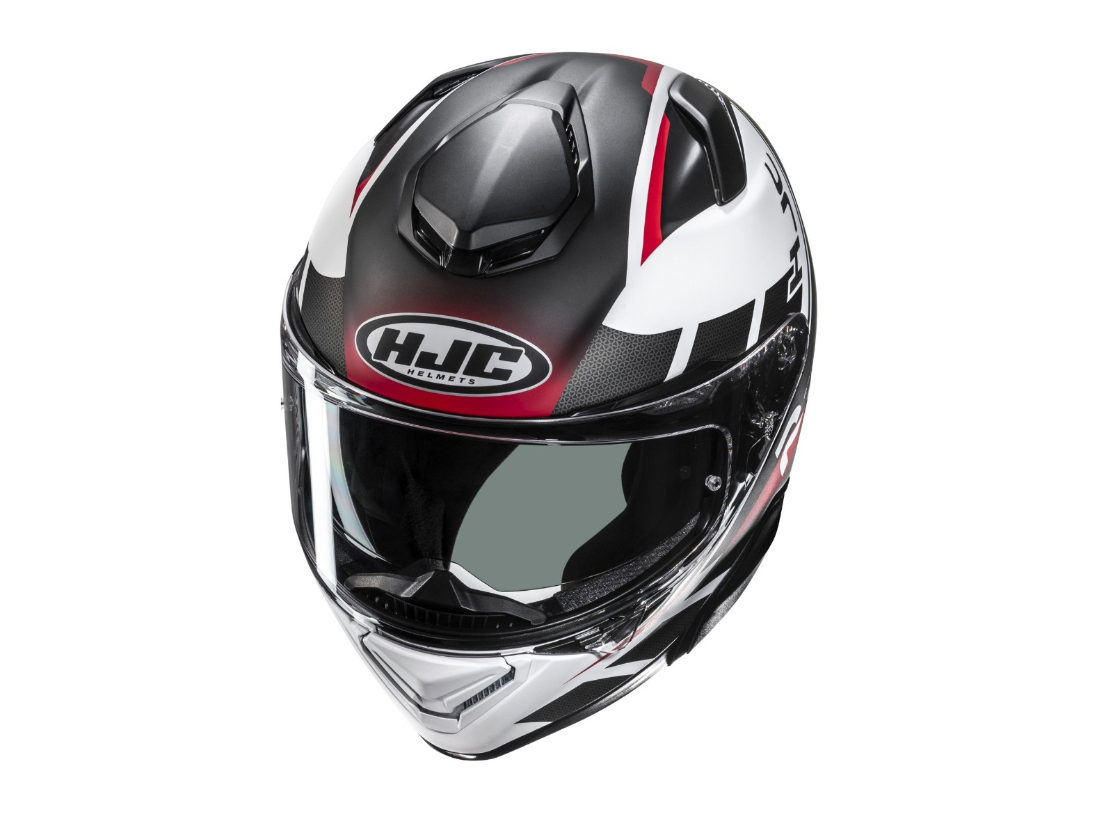 RPHA 72 Value MC1SF Motorrad Helm Schwarz Rot Weiß Matt mit Sonnenblende