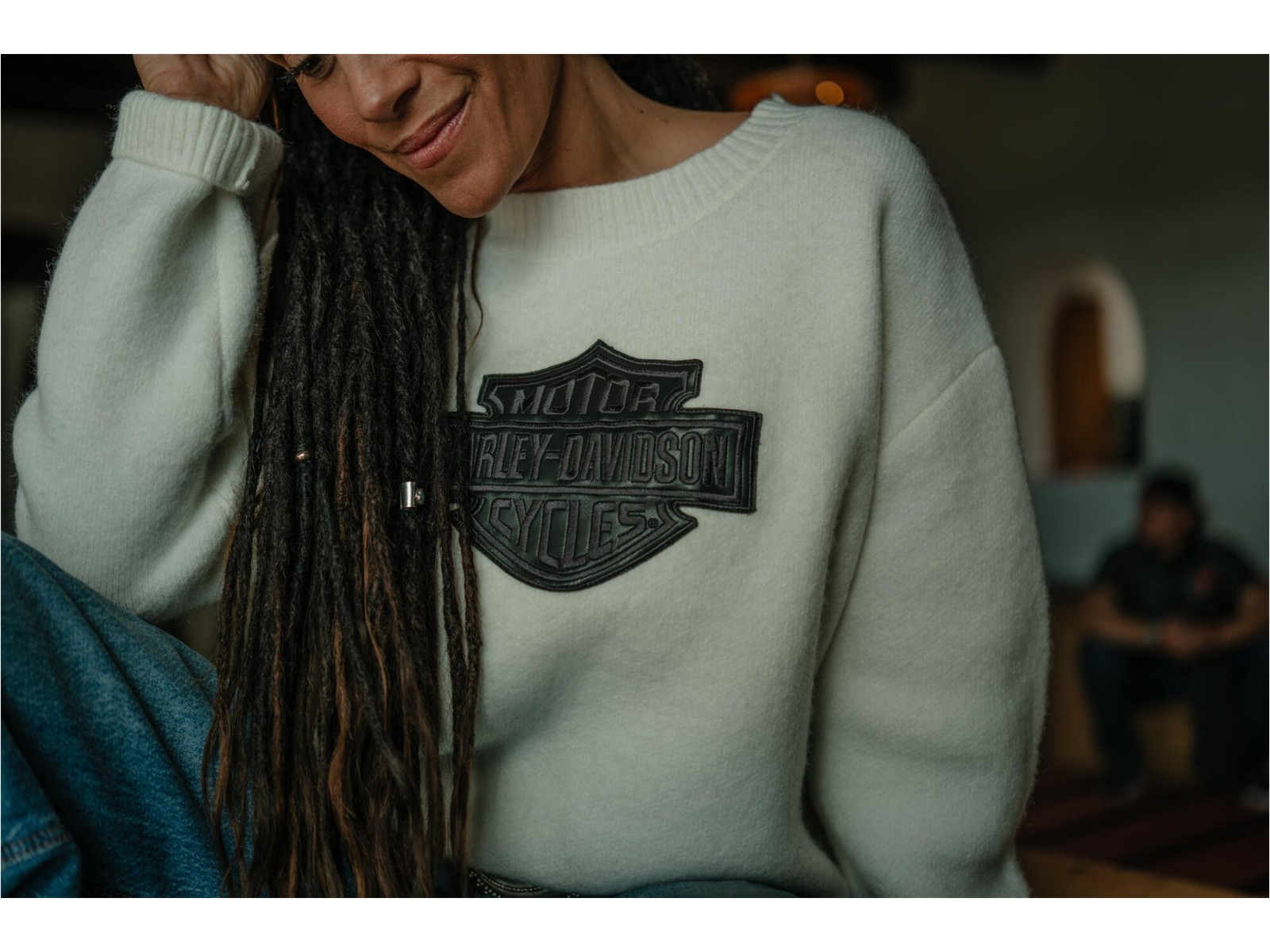 Bar & Shield Women's Sweater Cloud Dancer White