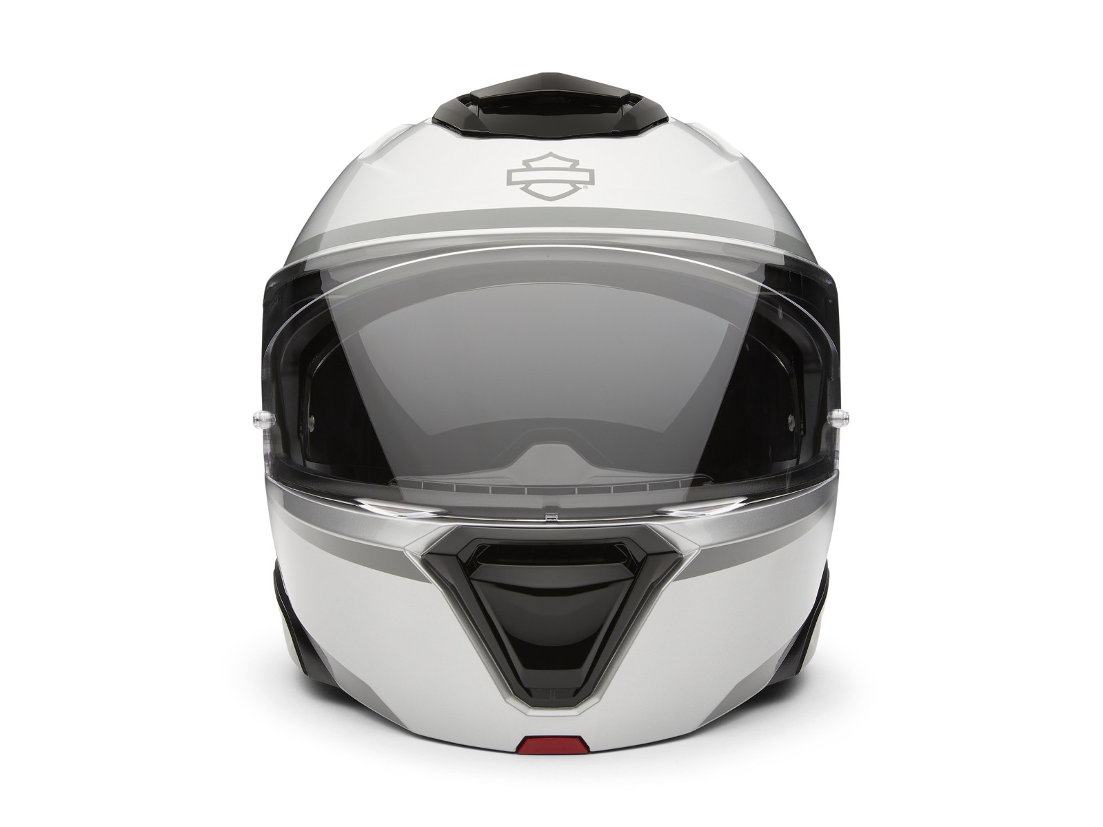 HD Capstone Sun Shield III H35 Motorcycle Flip-Up Helmet Silver ...