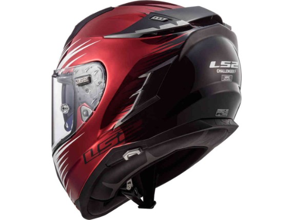 Integralhelm LS2 FF327 Challenger wineberry black