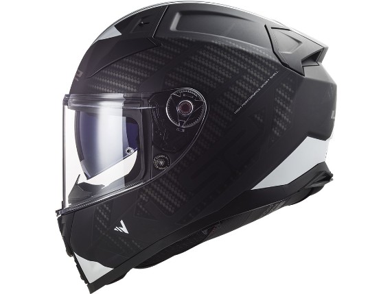 Integralhelm LS2 FF811 Vector II Splitter black white