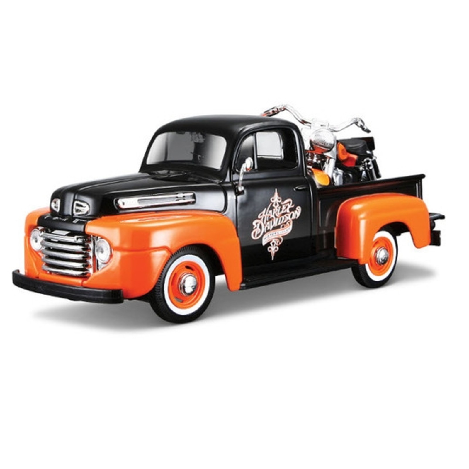 1958 FLH Duo Glide + 1948 Ford F1 Pick Up "H-D Motorcycle + Ford Truck ...
