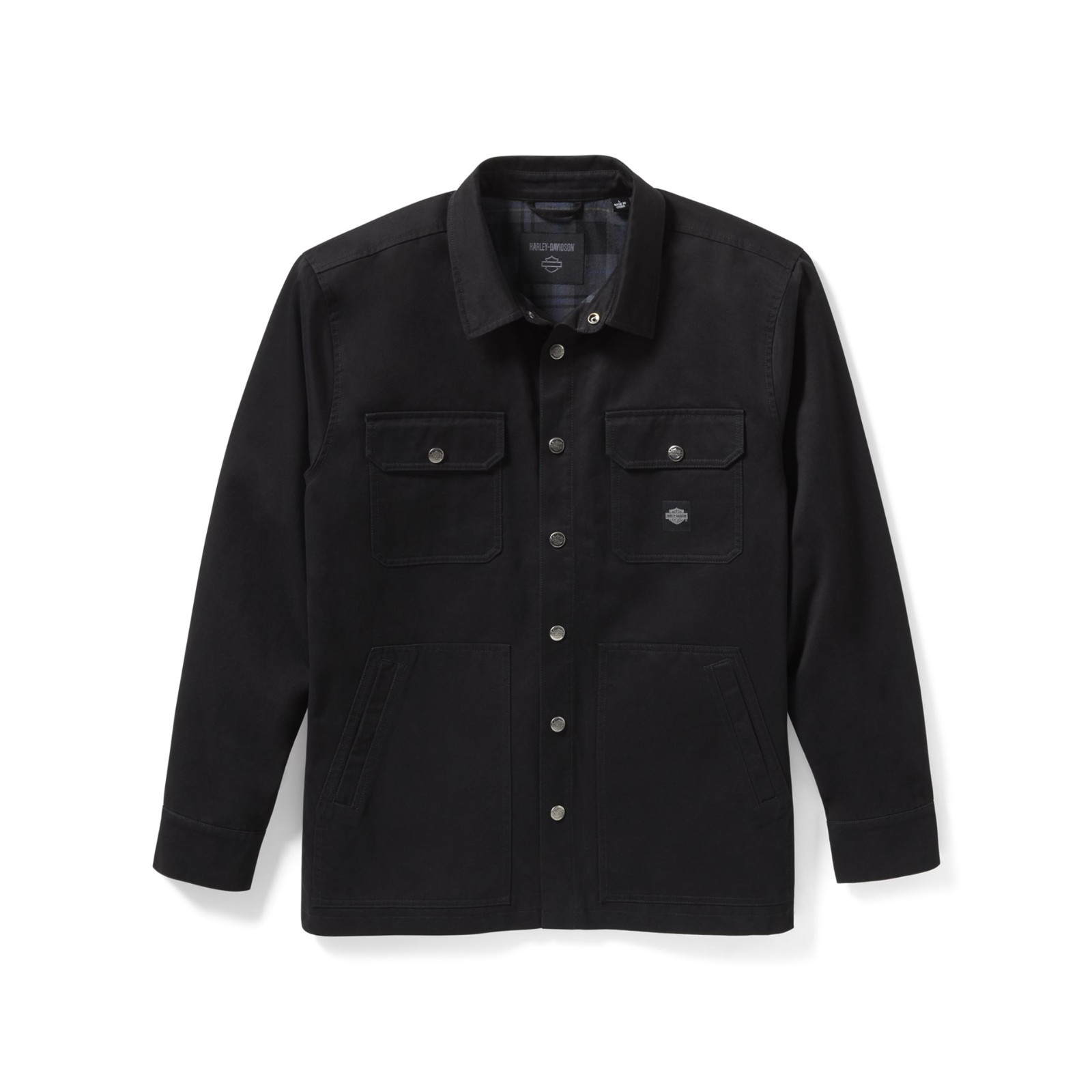 Jacke "H-D Racer Font Solid Shirt Jacket