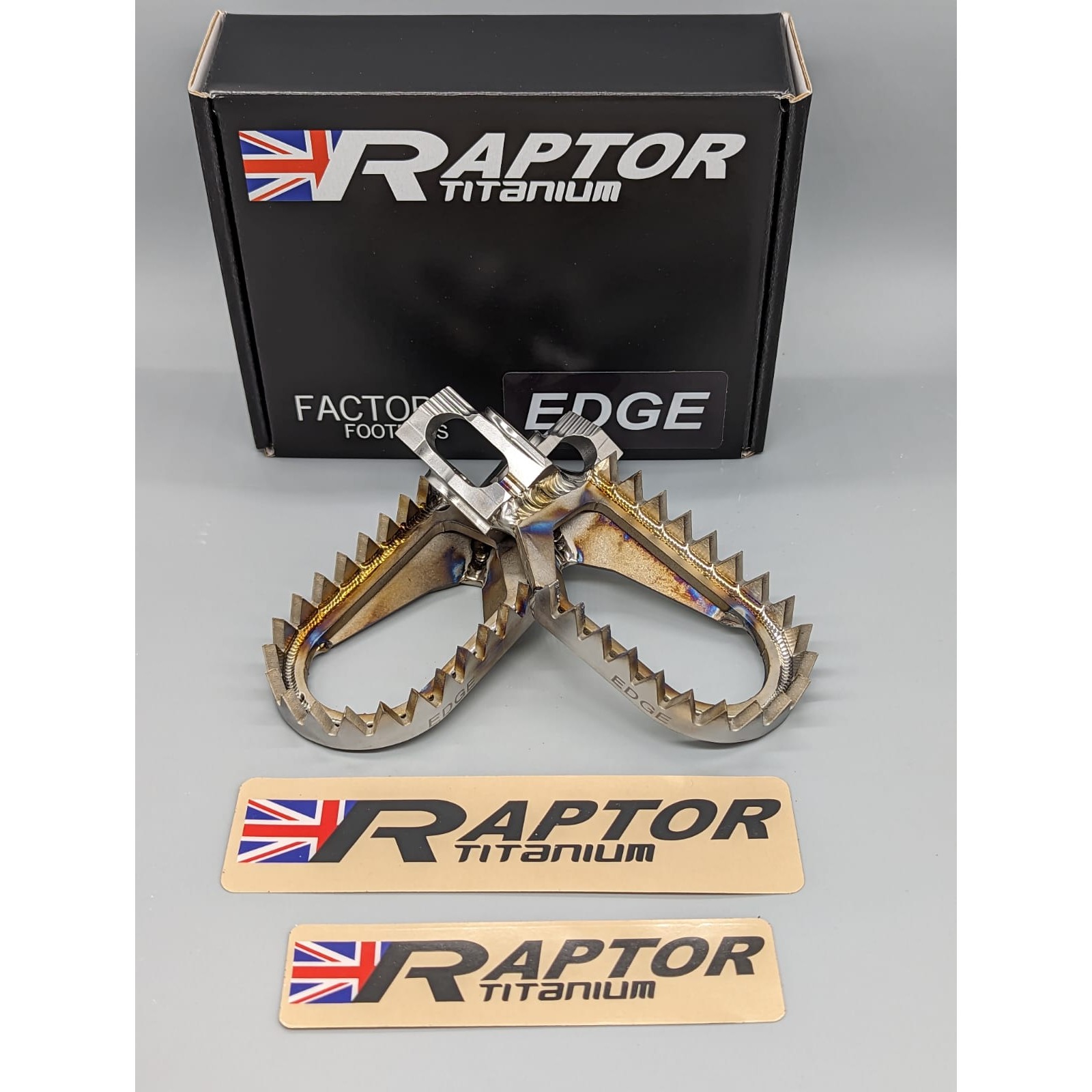 Raptor Titanium Edge Fußrasten